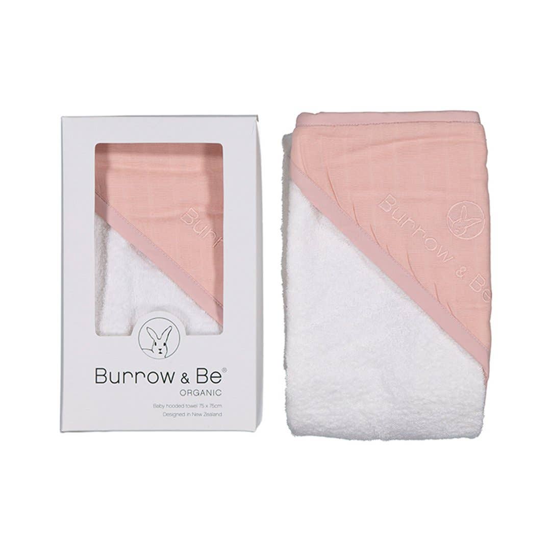 Burrow & Be Baby Hooded Towel | Coco Blue