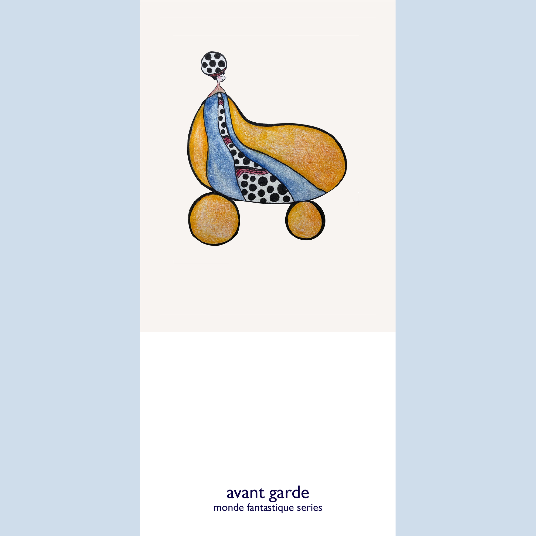 Avant Garde Card– Coco Blue