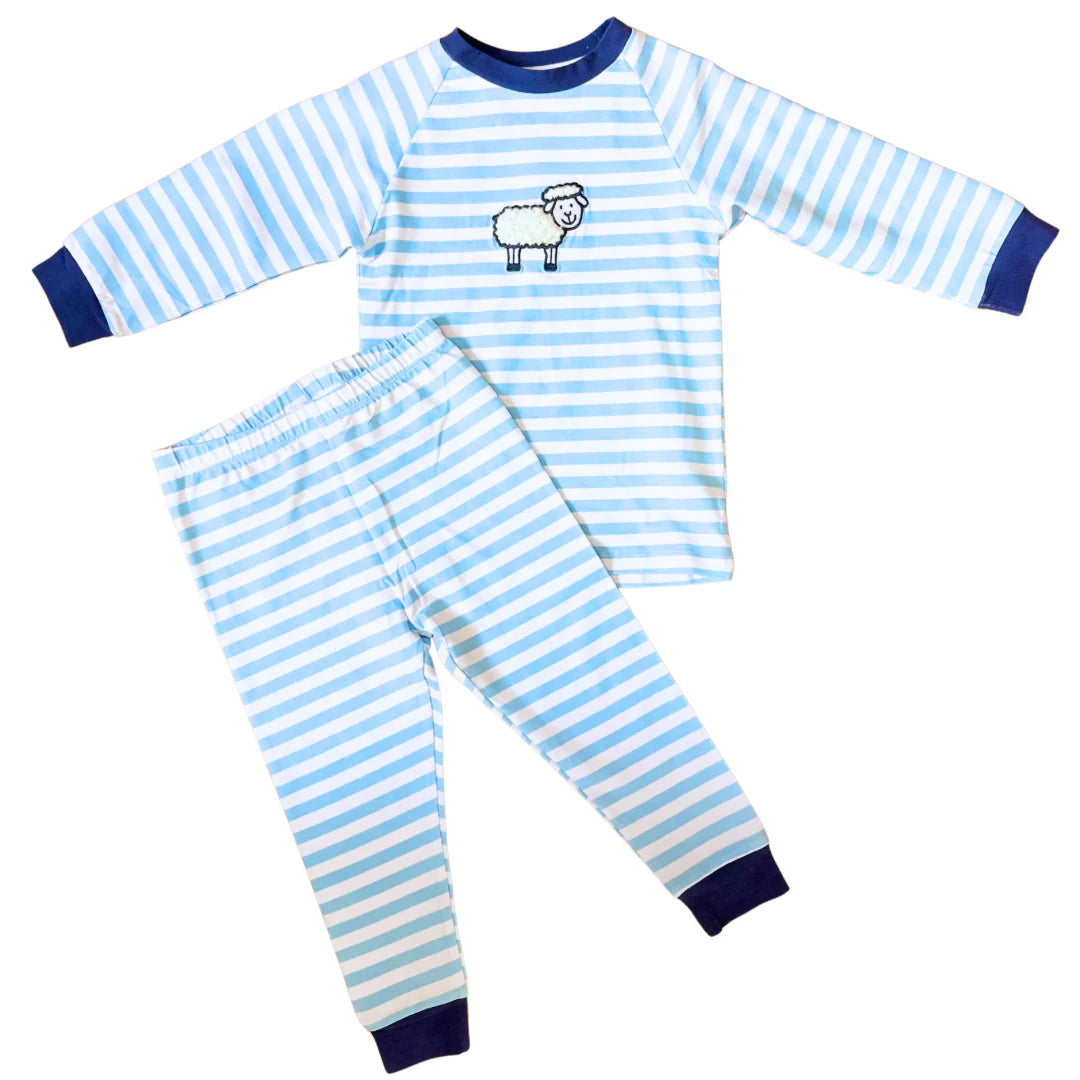 Noss & Co Sheep Pyjamas | Blue | Coco Blue