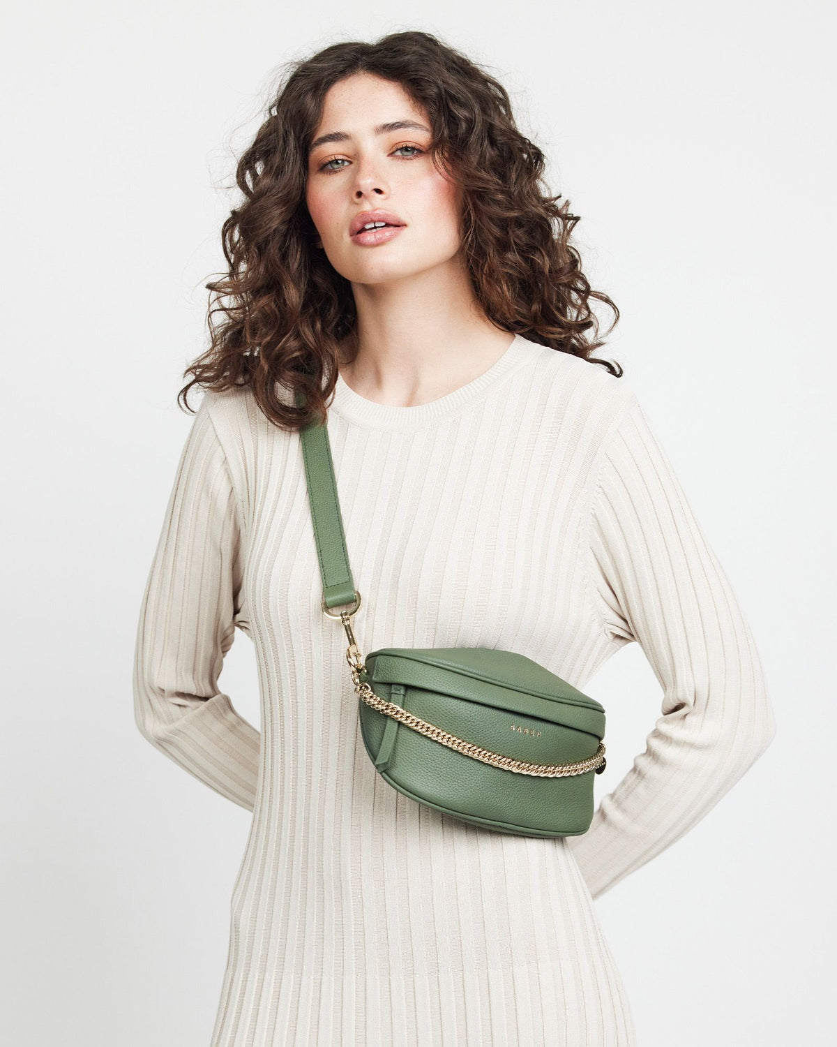 Saben Cleo Crossbody Bag | Cactus Green | Coco Blue