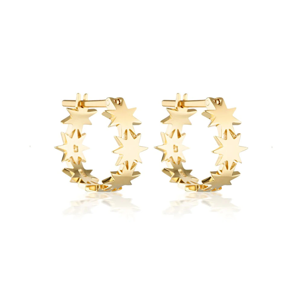 Sol Hoop Earrings | Gold– Coco Blue