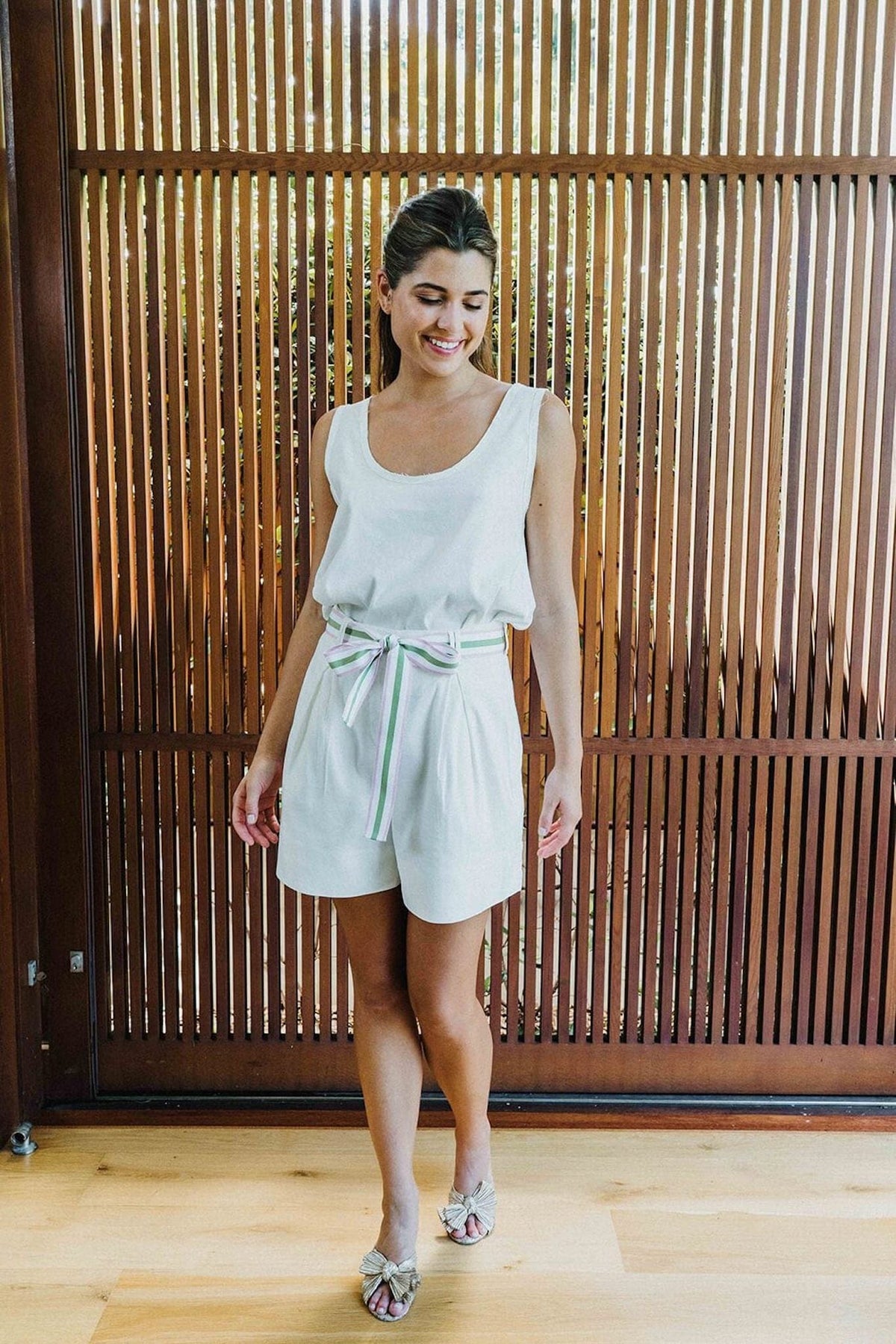 Megan Tank | White | Coco Blue